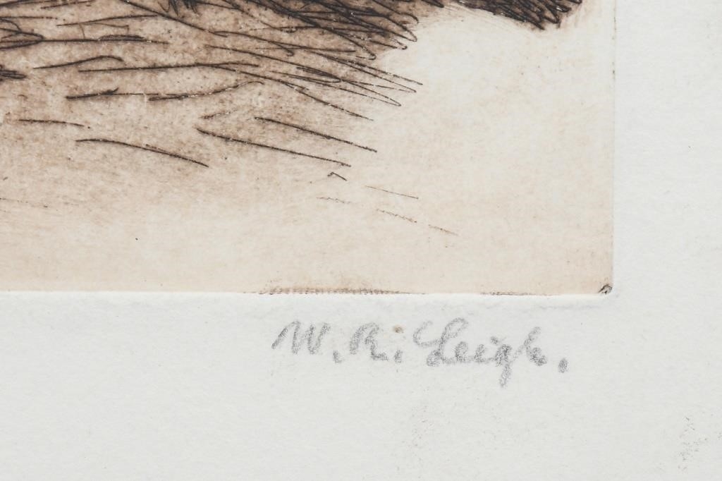 William Robinson Leigh | TWO W.R. LEIGH FOUL ROPE ETCHINGS | MutualArt