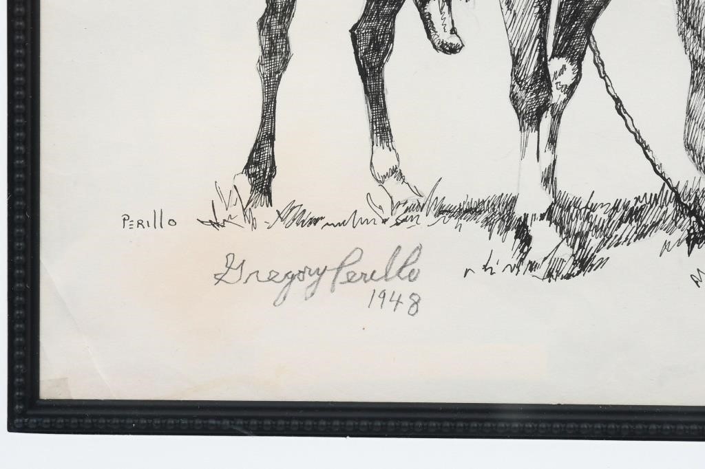 Greg Perillo | GREGORY PERILLO COCHISE ON HORSEBACK (1948) | MutualArt