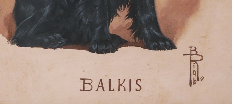 Boris Riab | Balkis the black cocker spaniel | MutualArt