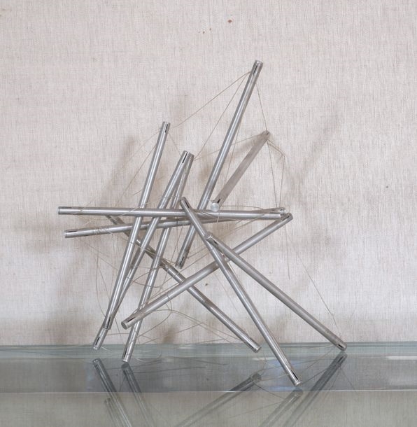 Kenneth Snelson | Model for 30' Centelever (1966) | MutualArt