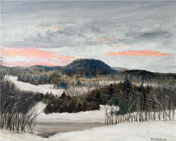 Louis Muhlstock | Muhlstock, Louis - Winter scene | MutualArt