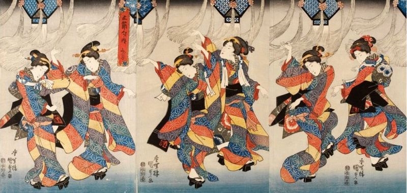 Utagawa Kunisada | . The Tanabata Festival Tableau original | MutualArt