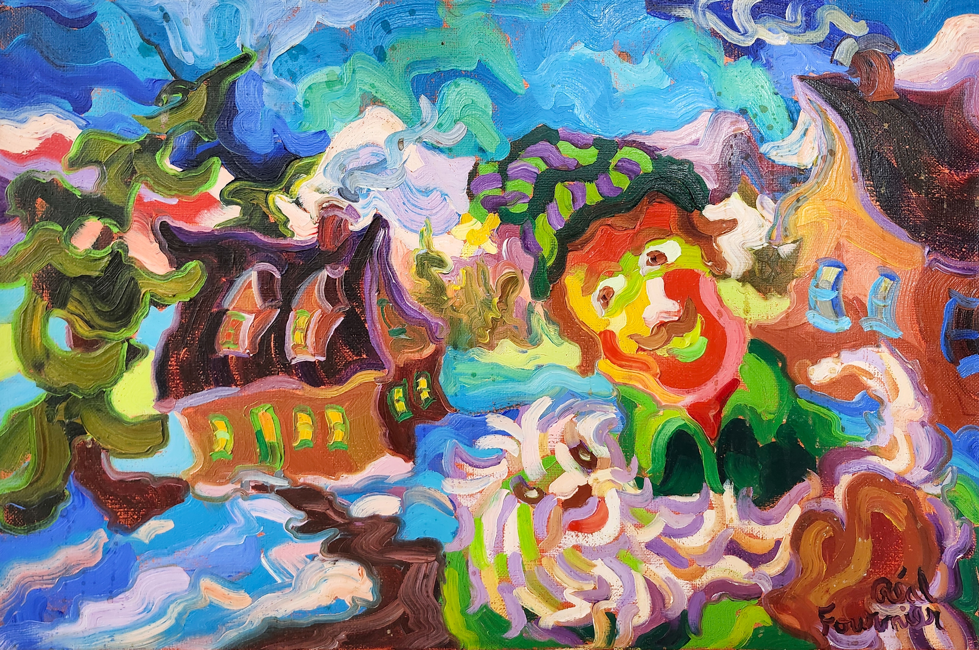 Real Fournier | Fournier, Réal - Amie retrouvée | MutualArt