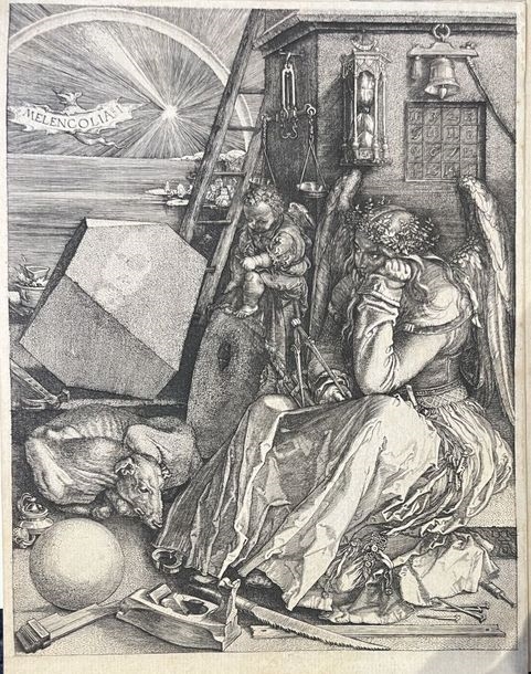 Albrecht Dürer | Reunion of six engravings, including : - Saint Hubert ...