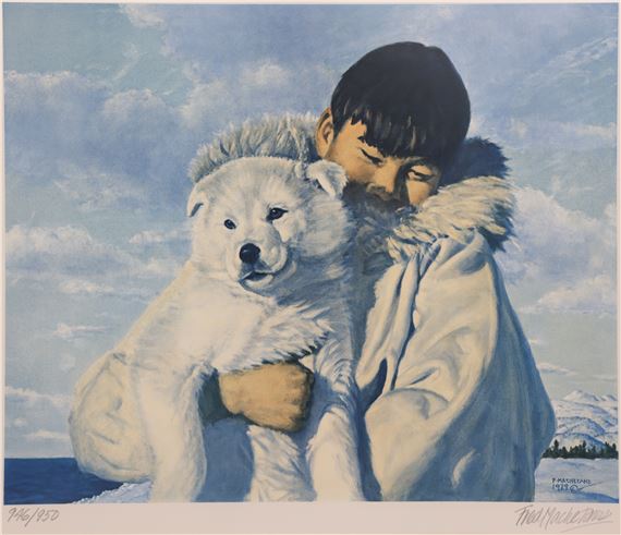 Fred Machetanz | Fred Machetanz ''Pick of the Litter'' Signed ...