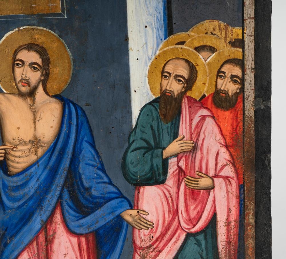 Greek School, 20th Century | A Greek Icon of Jesus with Apostles (20th ...