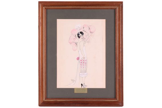 Georges Barbier | Lotto composto di 5 vignette da Les chansons de ...