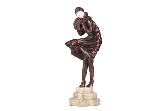 Demétre H. Chiparus | an Art Deco style patinated bronze figure of a ...