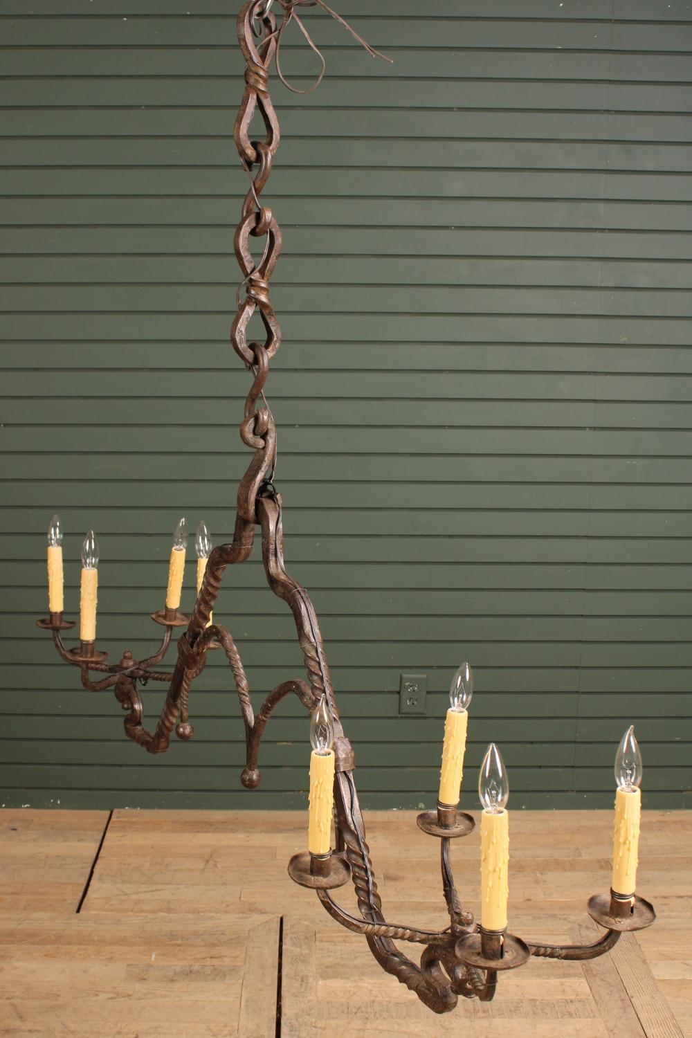 Samuel Yellin | SAMUEL YELLIN STYLE GOTHIC DINING HALL CHANDELIER ...