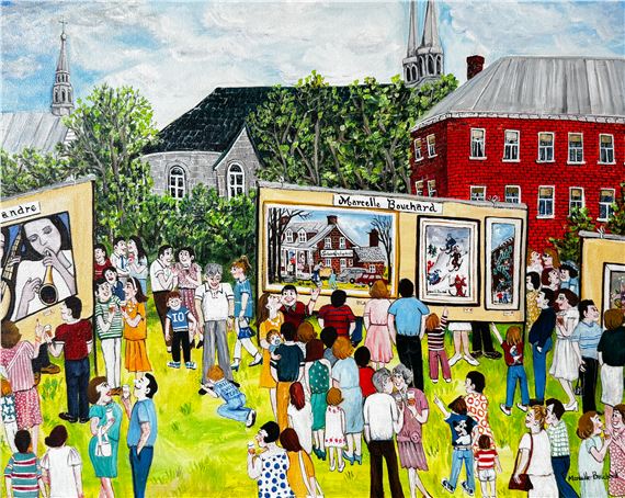 Marcelle Bouchard | Vernissage Champêtre à la Galerie Archambault (1987 ...