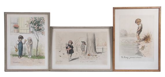 Georges Redon | Pissoir Color Lithographs | MutualArt