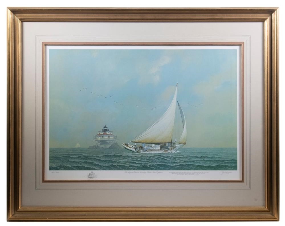 John Morton Barber | The Skipjack Elsworth Rounding Thomas Point ...
