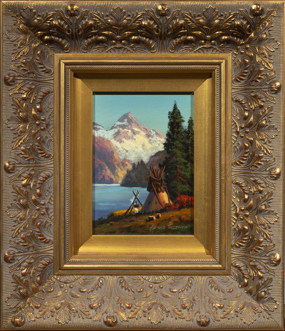 Heinie Hartwig | Teepee by a Lake | MutualArt