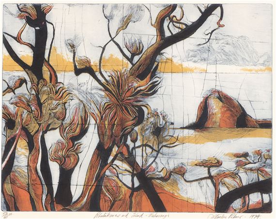 Stanley Palmer | Pohutukawa and Island - Mahurangi (1974) | MutualArt
