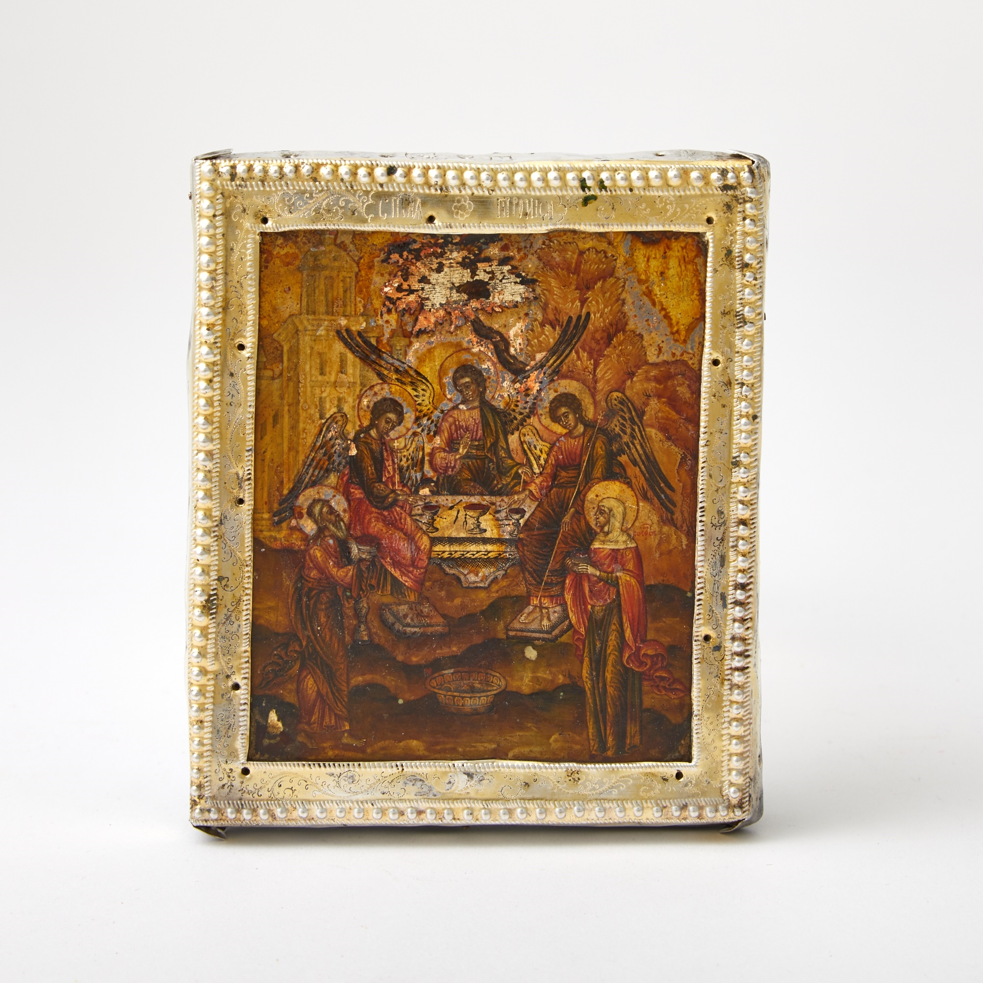 Russian School, 18th Century | Russian Silver-Gilt Icon of the ...