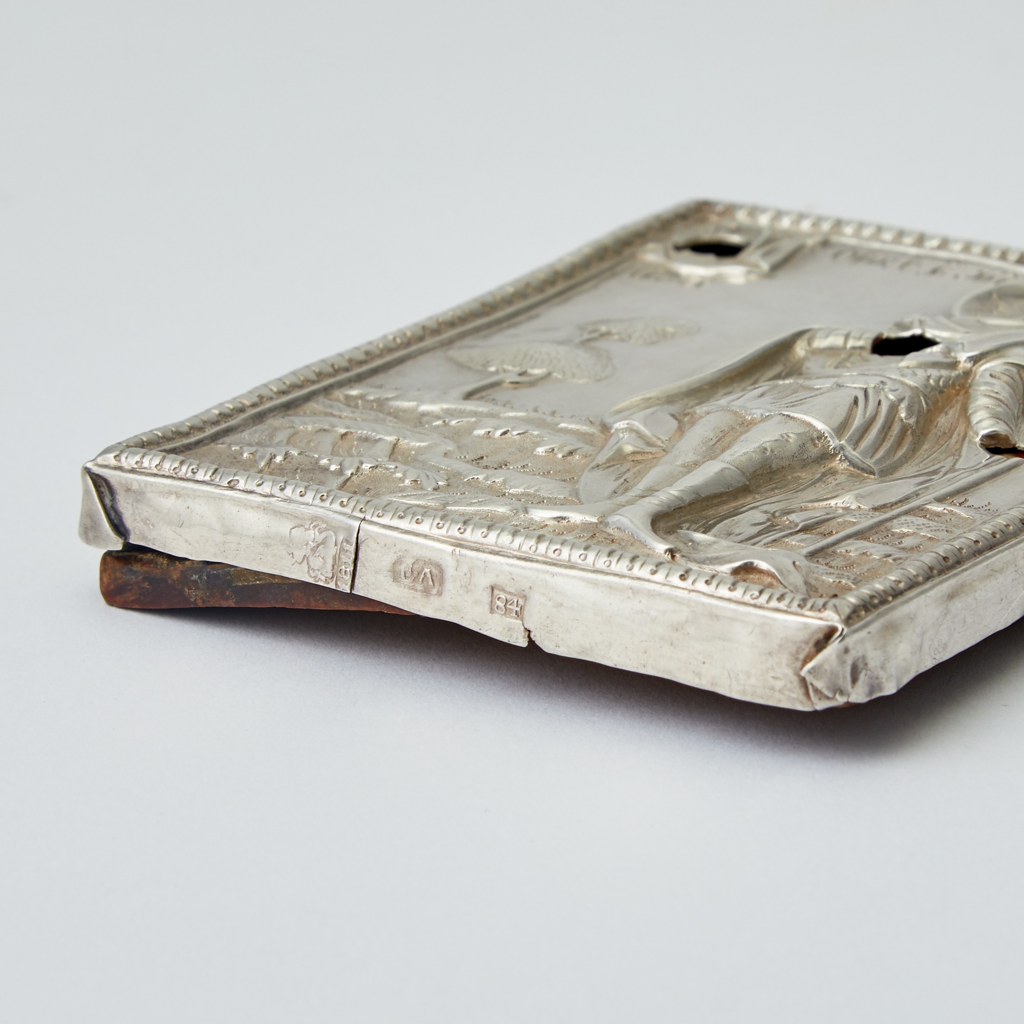 Yegor Antipev | Russian Silver Icon of the Holy Martyr John the Warrior ...