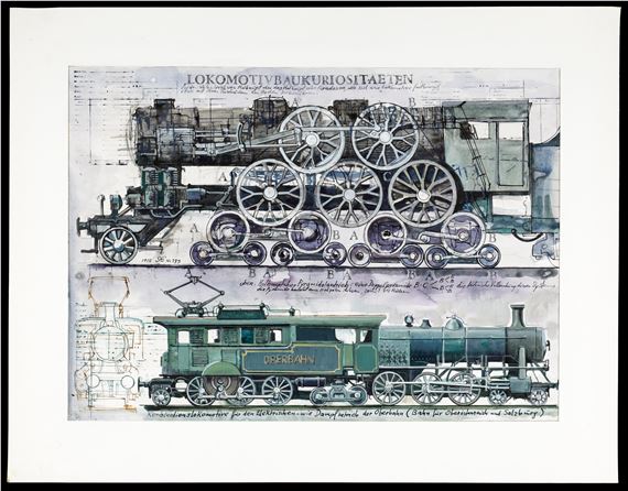 Siegfried Strasser | Lokomotivbaukuriositaeten (1999) | MutualArt
