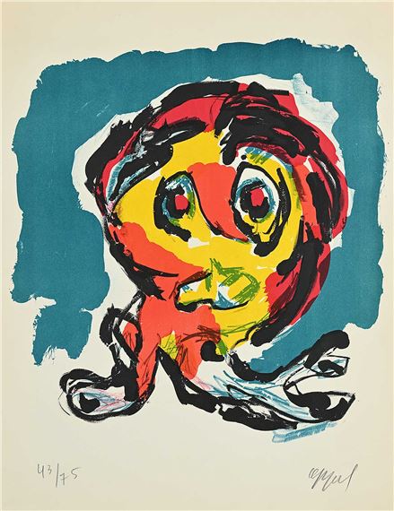 Karel Appel | Ubu Junior #43/75 (1966) | MutualArt