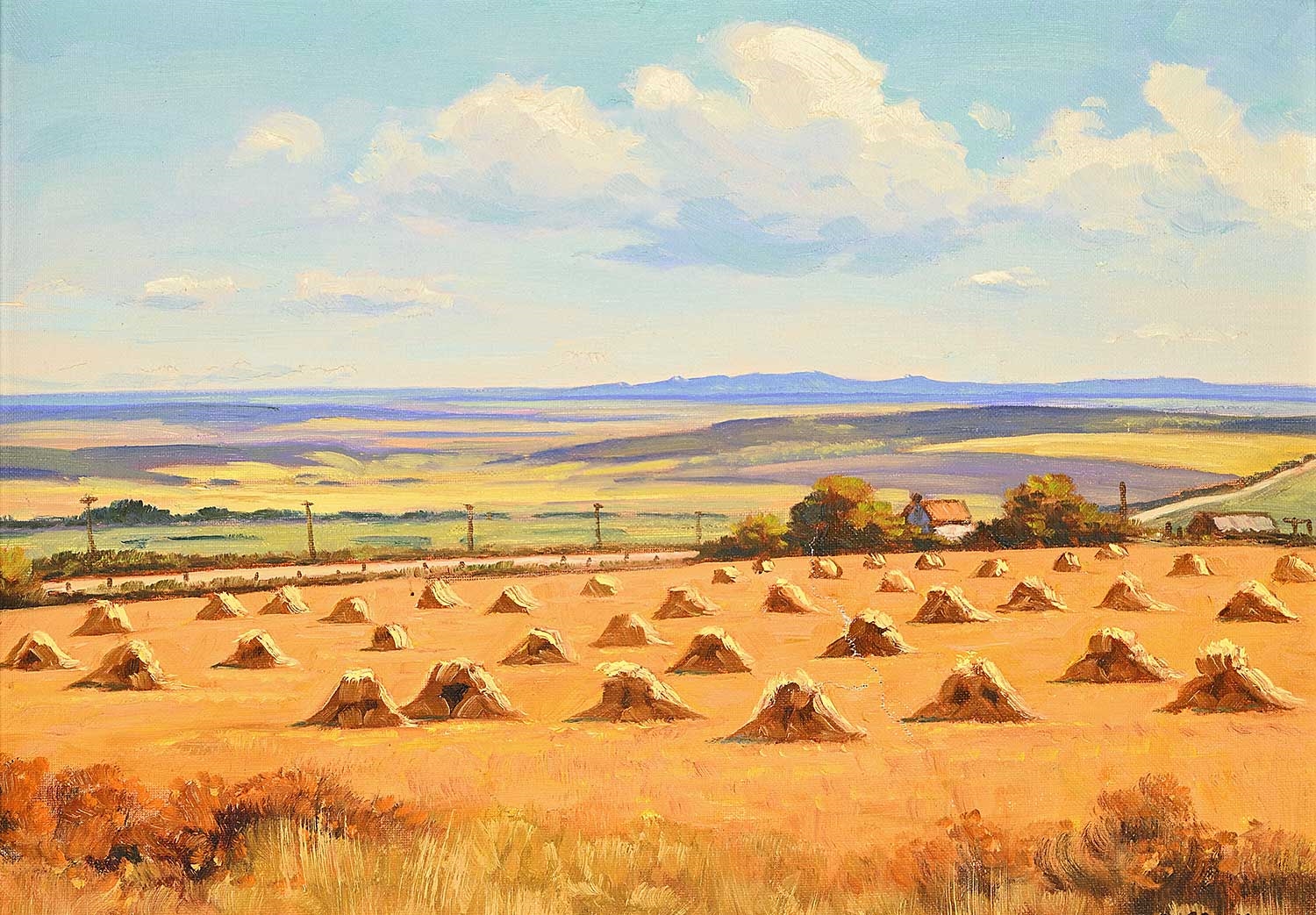 Roland Gissing | Harvest in the Prairie (1964) | MutualArt