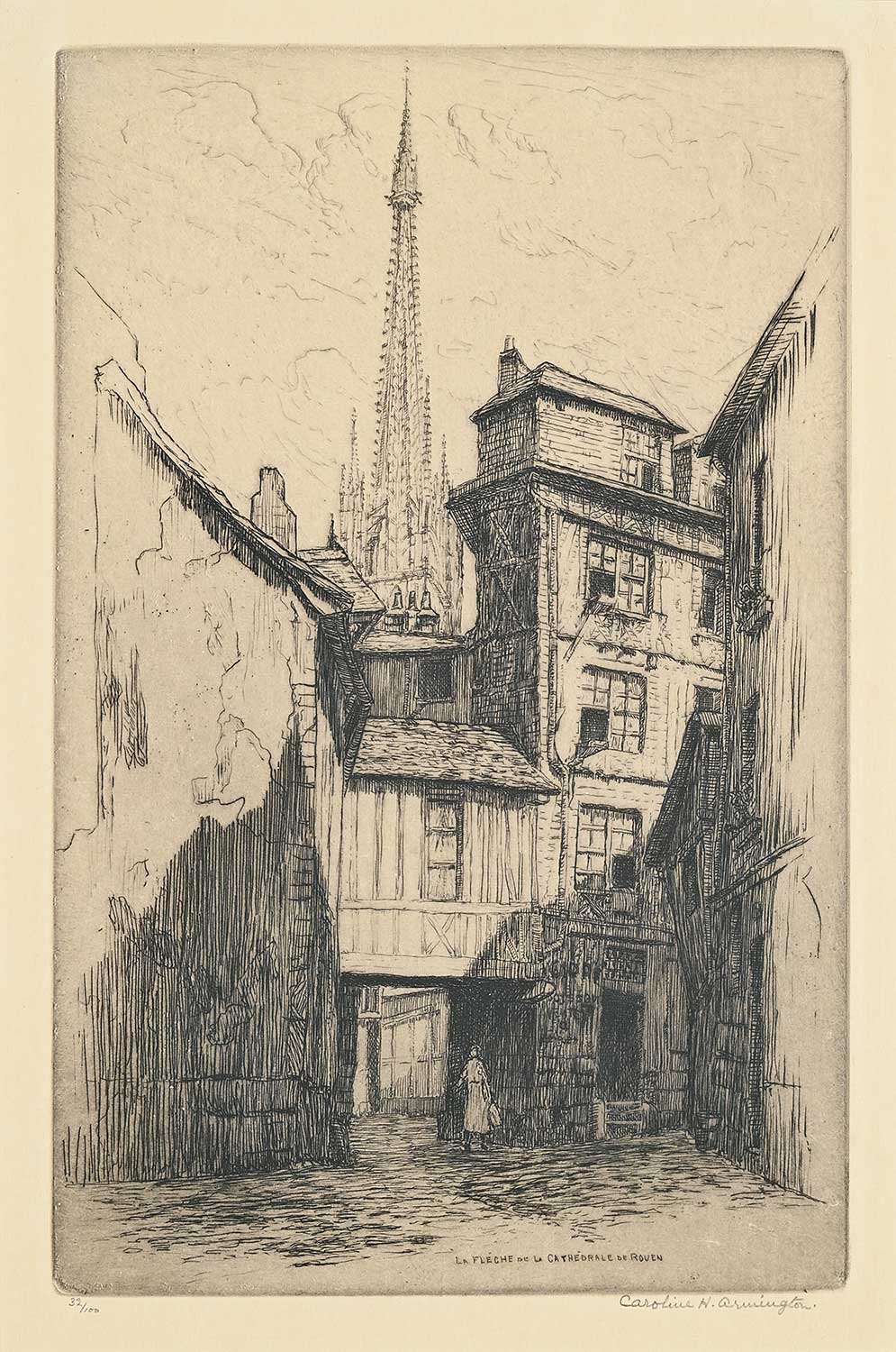 Caroline Helena Armington | La Fleche de la Cathedrale de Rouen #32/100 ...