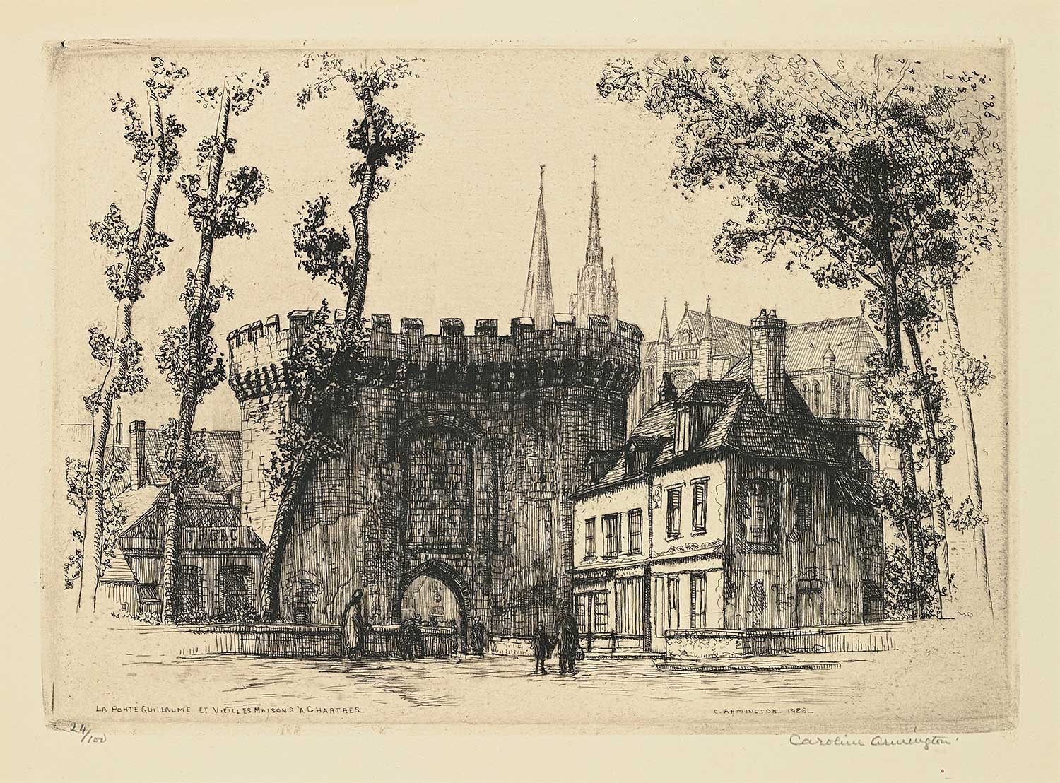 Caroline Helena Armington | La Porte Guillaume et Vieilles Maisons a ...