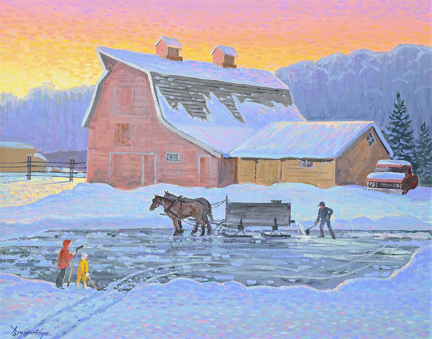 William Roy Brownridge | Can't Wait for the Ice | MutualArt