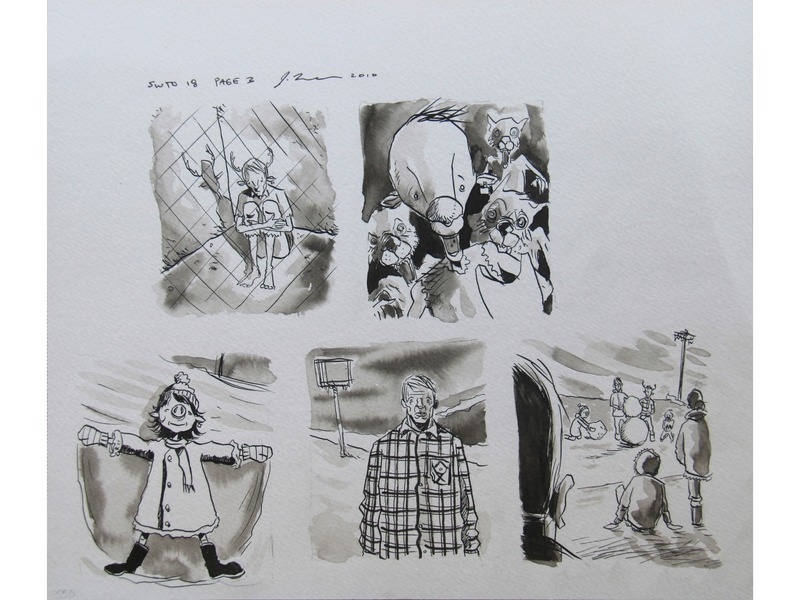 Jeff Lemire | Jeff Lemire Sweet Tooth #18 Story Page 3 | MutualArt