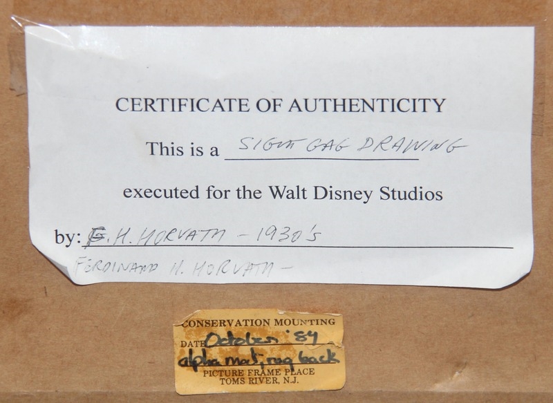 Ferdinand Horvath | Ferdinand Horvath Disney Concept Gag Drawing 1930s ...