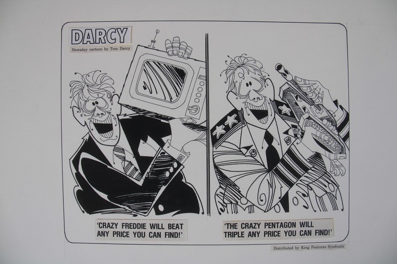 Tom Darcy | Group of Tom Darcy Hand Drawn Editorial Cartoons | MutualArt