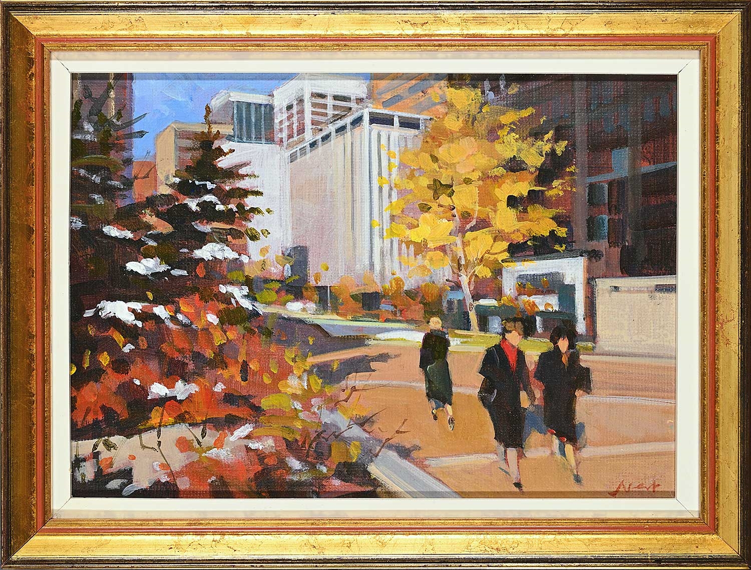 Jim Vest | Downtown Street Scene [Calgary | MutualArt