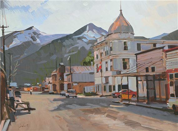 Jim Vest | Untitled - State Street in Skagway, Alaska | MutualArt