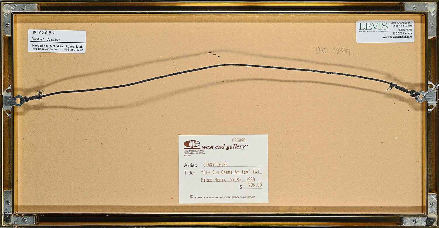 Grant Leier | Dim Sum Opens at Ten [A (1984) | MutualArt