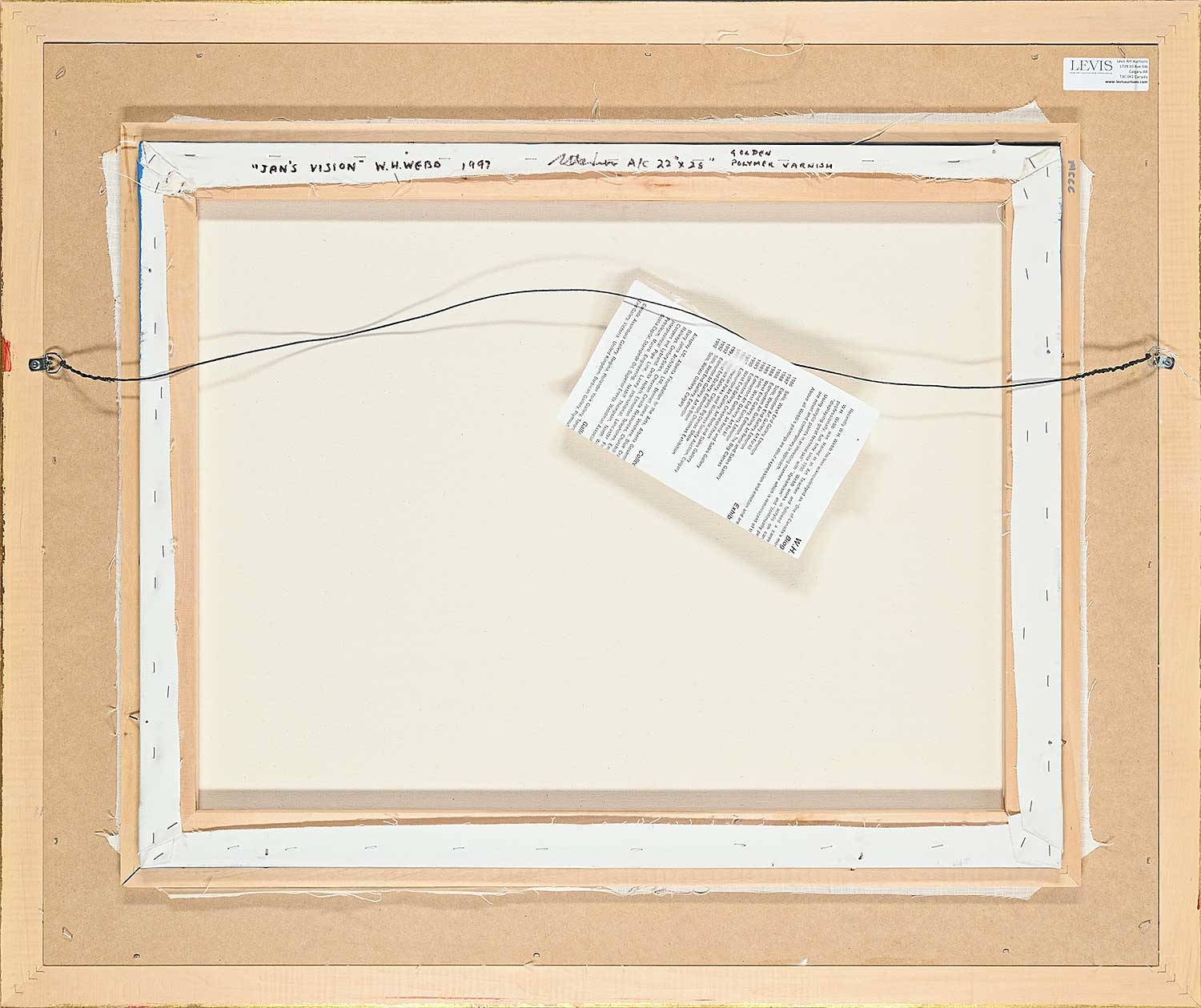 William H. Webb | Jan's Vision (1997) | MutualArt