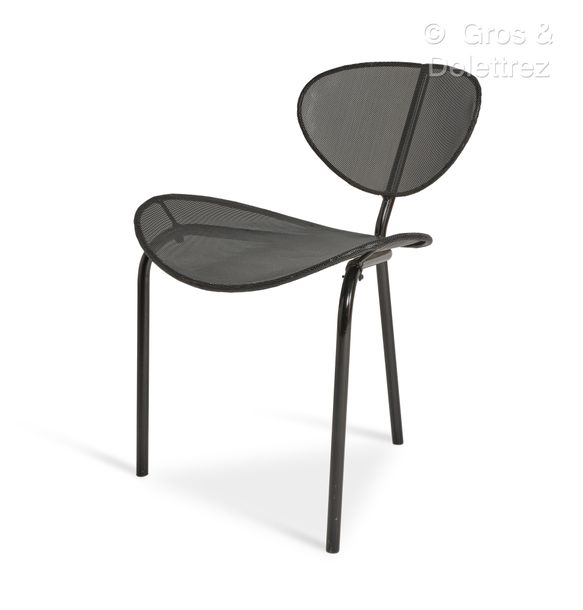 Mathieu Matégot | Mathieu MATEGOT (1910-2001) Nagasaki Chair in metal ...