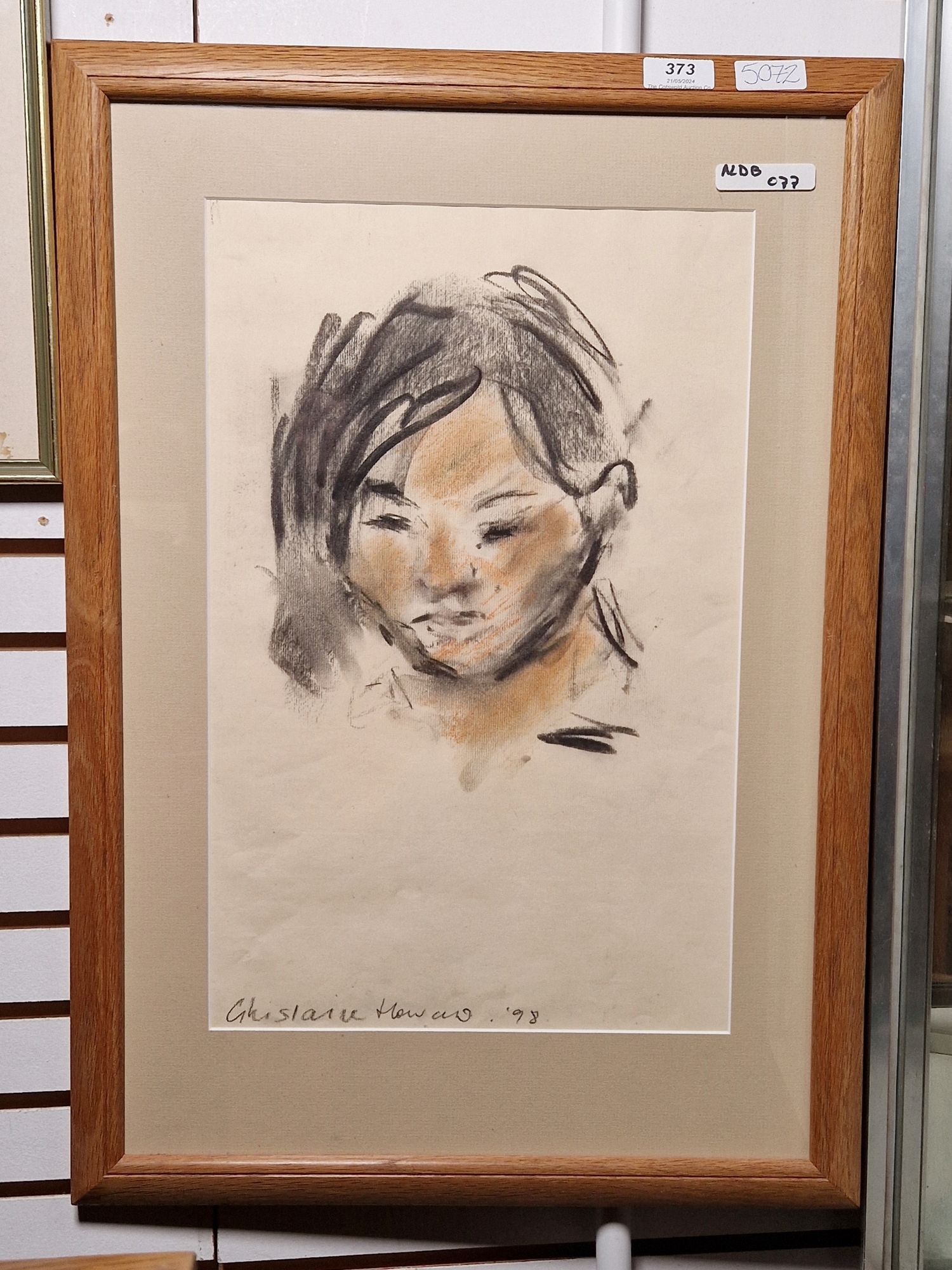Ghislaine Howard | Portrait of a woman | MutualArt