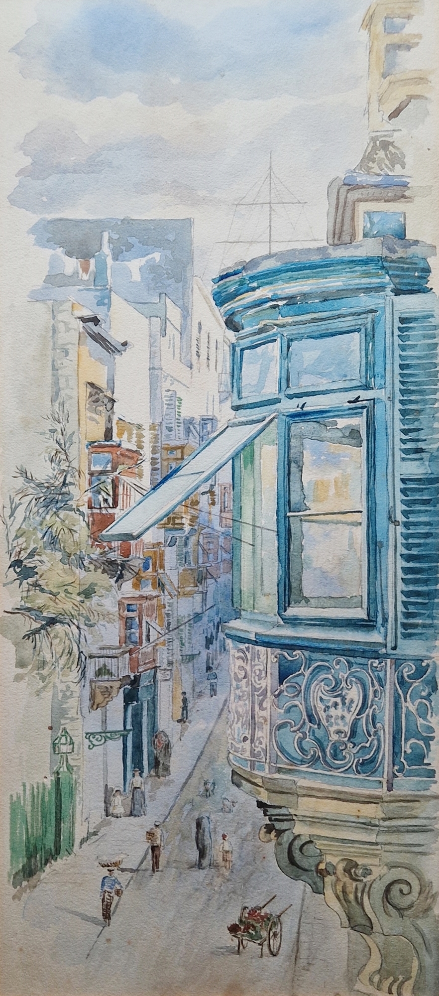 Edwin Cole | Rural scene with stream | MutualArt