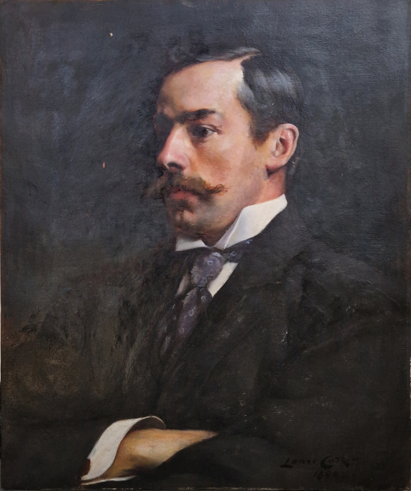 Lance Calkin | Portrait of a gentleman (1892) | MutualArt