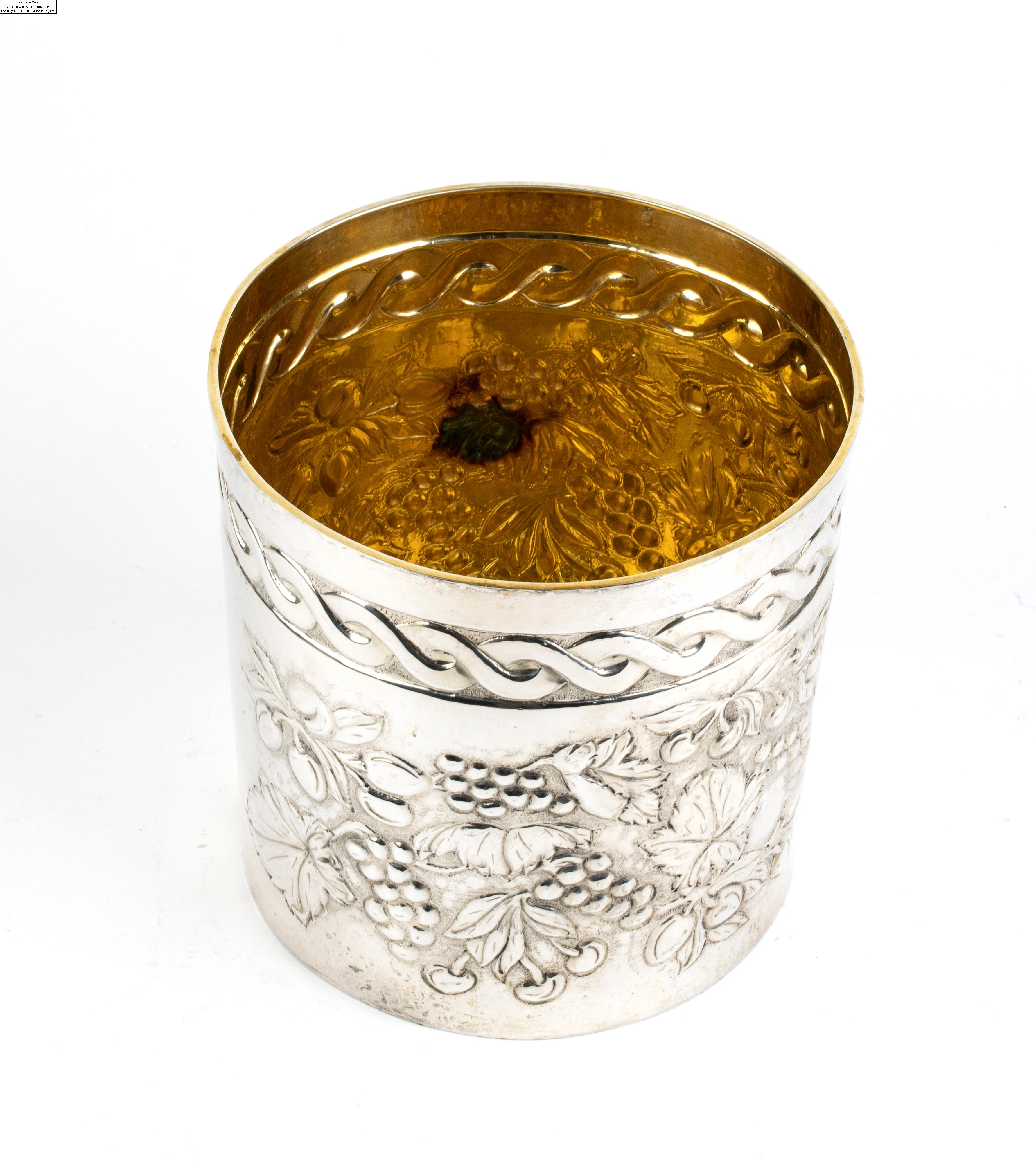 Brandimarte | Italian silver vase, second half of 20th century (20th ...