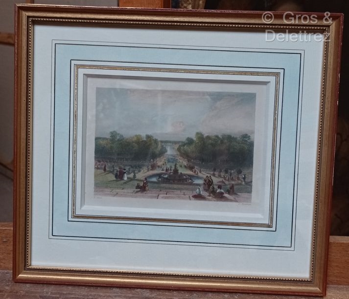 William Callow | After William CALLOW (?) Set of 2 heightened ...