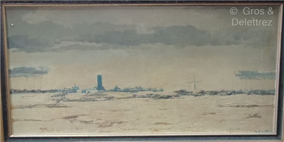 Paul Georges Klein | Landscape with mill Signed lower right Paul.G ...