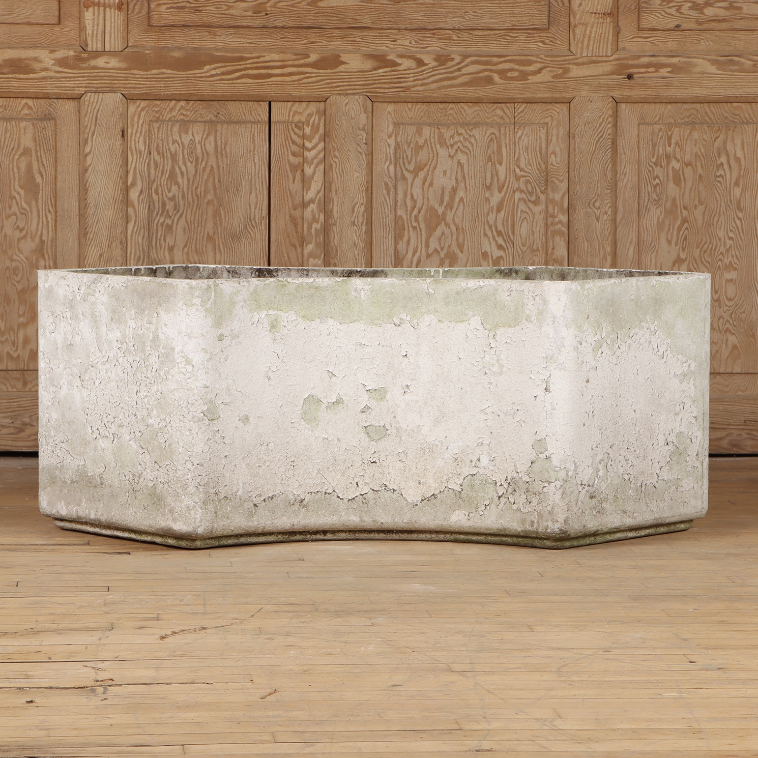 Willy Guhl | A French cast stone planter of pinched form by Willy Guhl ...