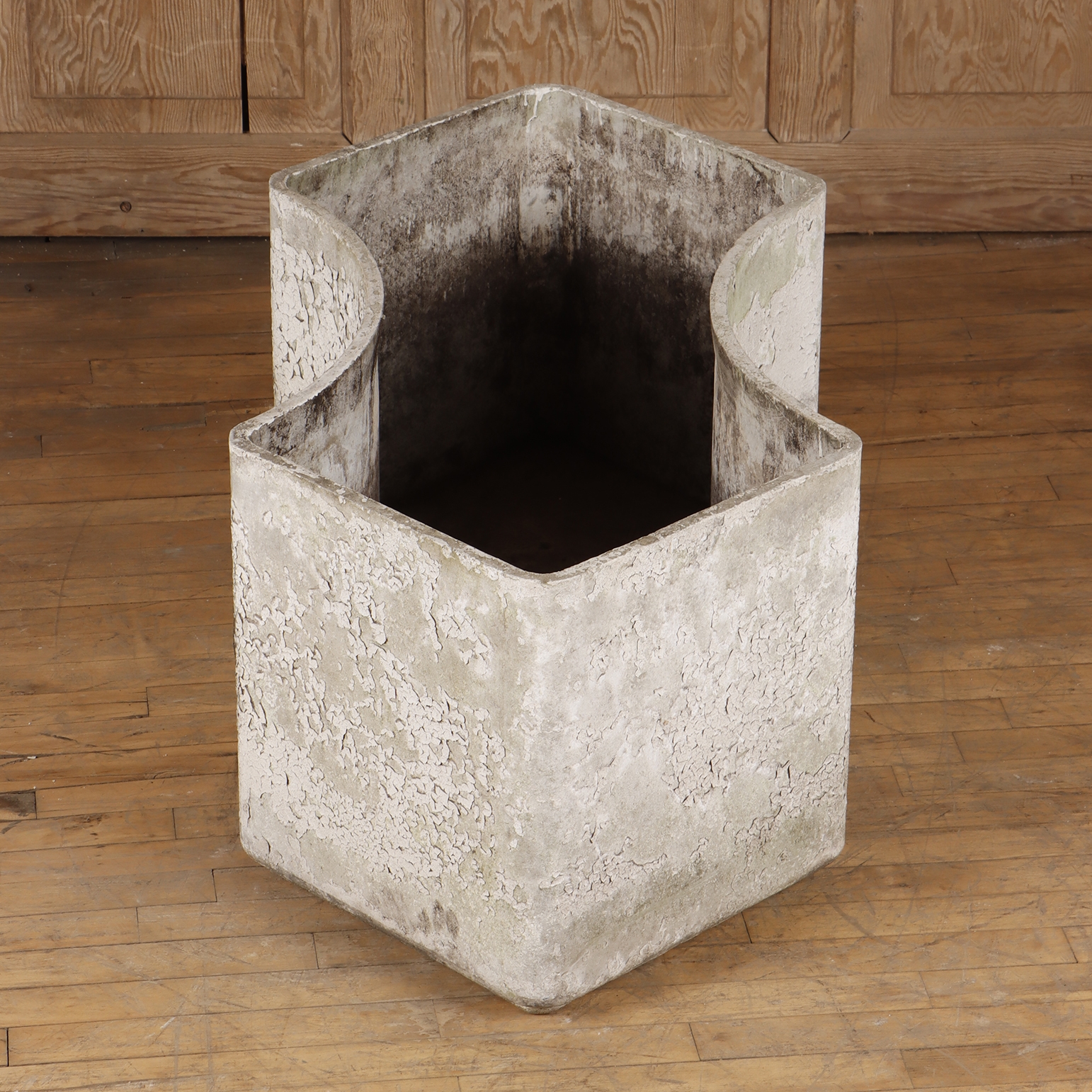 Willy Guhl | A French cast stone planter of pinched form by Willy Guhl ...