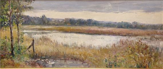 Gaston Jules Louis Durel | Pond shore | MutualArt