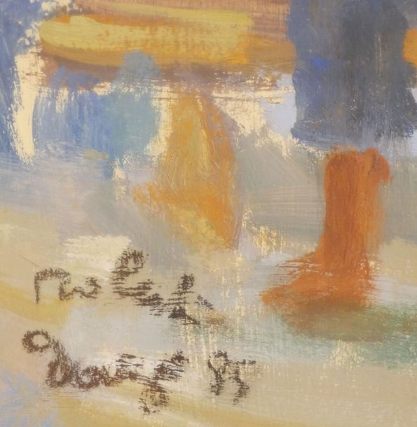 Robert Dago | Market scene in Saint-Martin (1985) | MutualArt