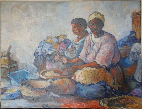 Michel Fedi | Women at the market | MutualArt
