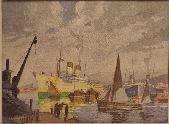 Modern School | 5 cm view BARDAY (XXth) Paris, rue Saint Julien le ...