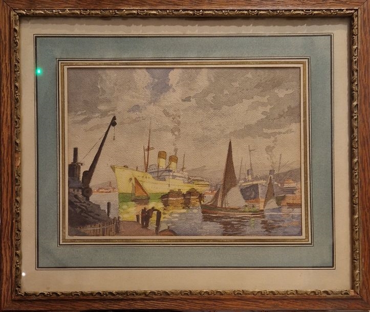 Modern School | 5 cm view BARDAY (XXth) Paris, rue Saint Julien le ...