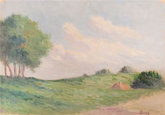 Maximilien Luce | Maximilien LUCE (1858-1941) Le Tréport Oil on paper ...