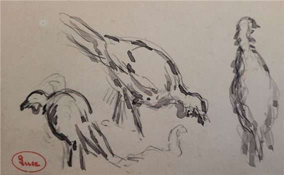 Maximilien Luce | Dogs | MutualArt