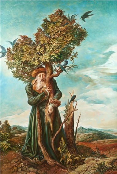 Samuel Bak | The Wanderer II (1996) | MutualArt